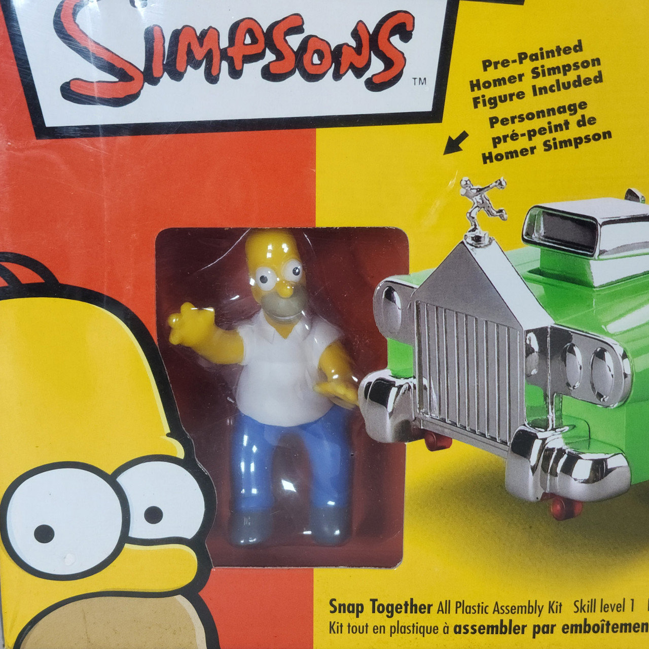 Polar Lights The Simpsons The Homer Snap Together Car Model Kit