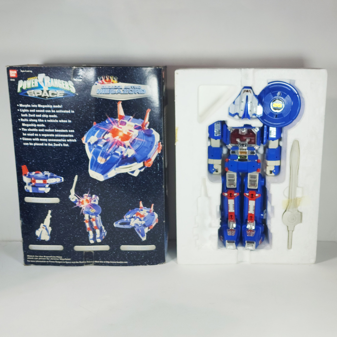Vintage Bandai Power Rangers in Space Deluxe Astro Megazord #3132