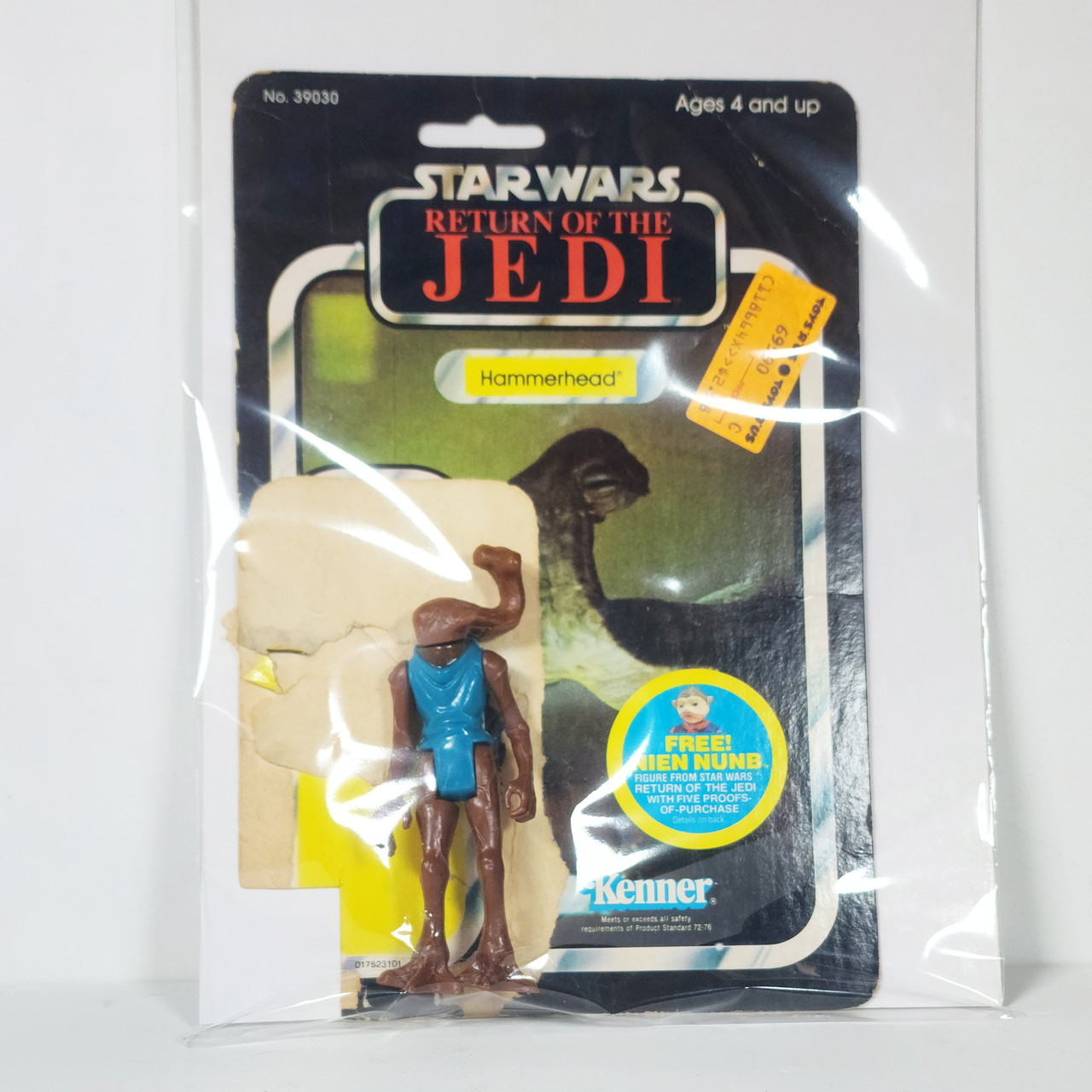 Vintage 1983 Star Wars Return of the Jedi Hammerhead Action Figure ...