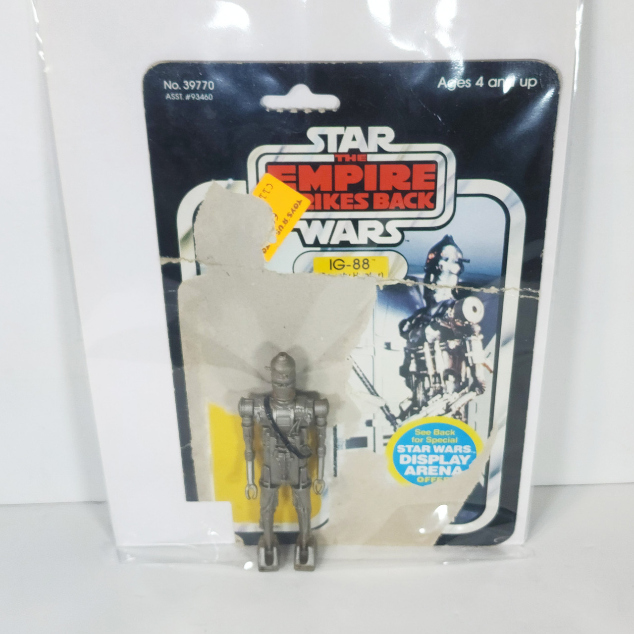 Vintage 1981 Star Wars Empire Strikes Back IG-88 Action Figure Kenner 39770