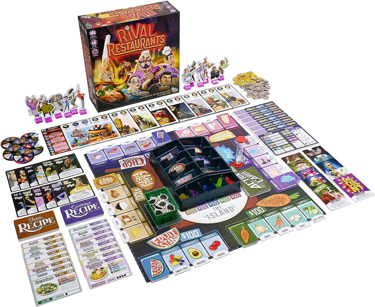Rival Restaurants Board Game Gap Closer Games 222855