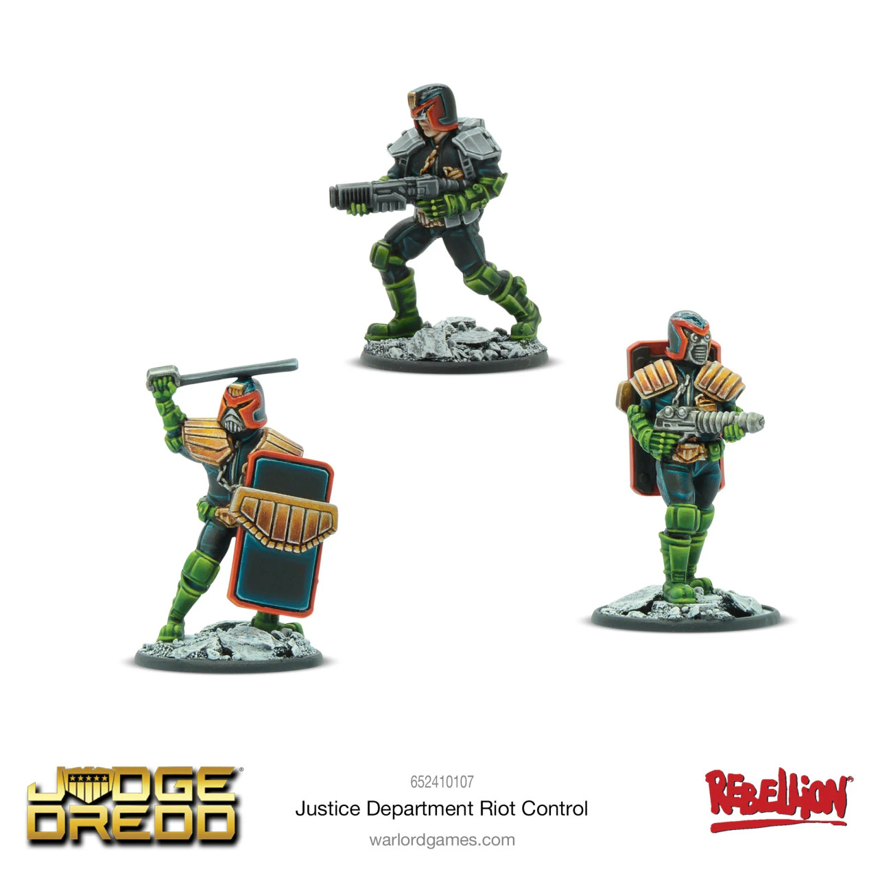 Warlord Games 2000 AD Judge Dredd Miniatures Game Justice Department ...