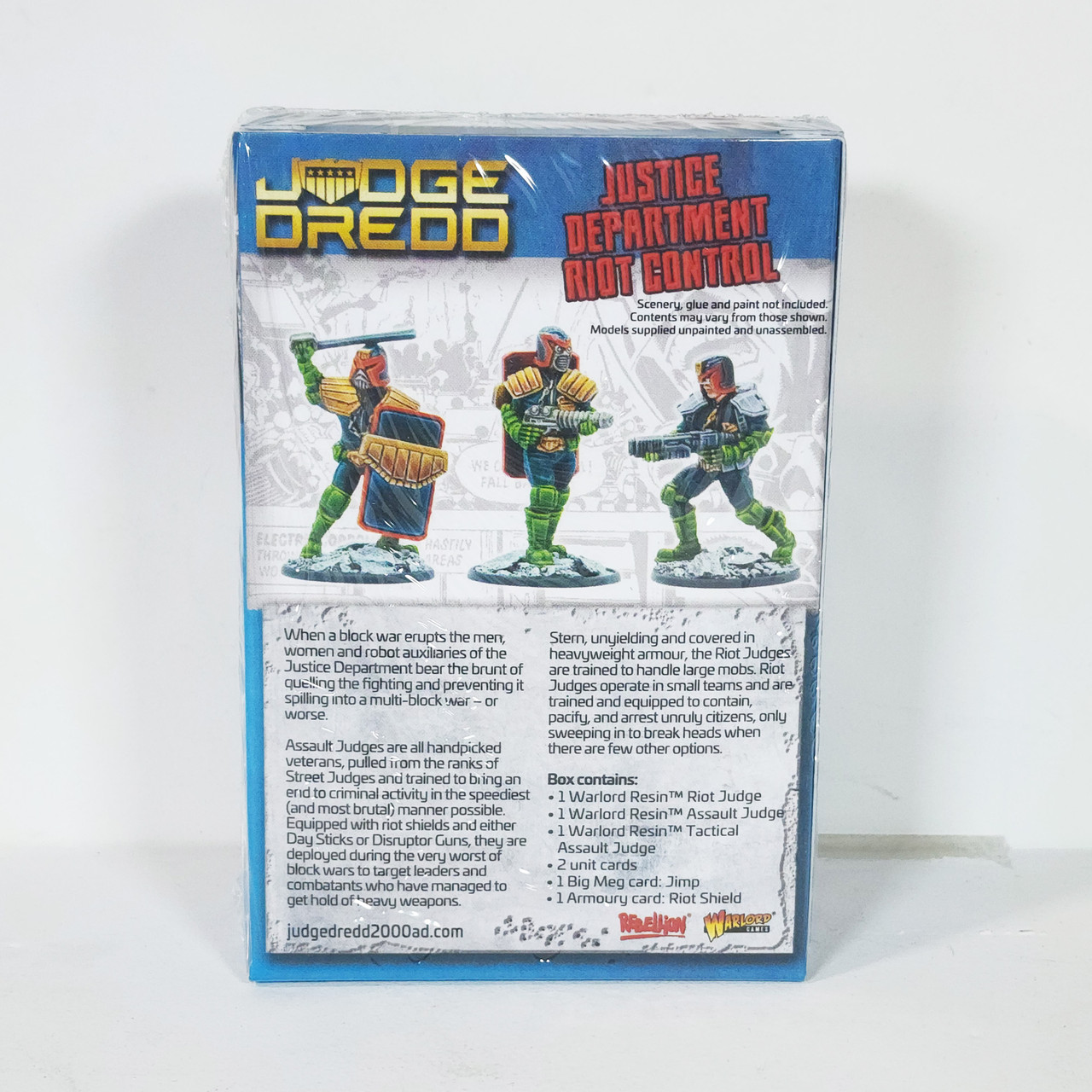Warlord Games 2000 AD Judge Dredd Miniatures Game Justice Department ...