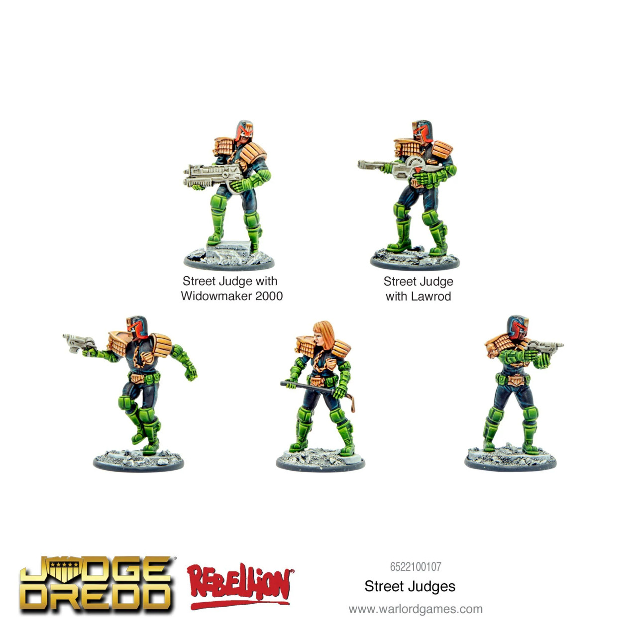 Warlord Games 2000 AD Judge Dredd Miniatures Game Street Judges Squad ...