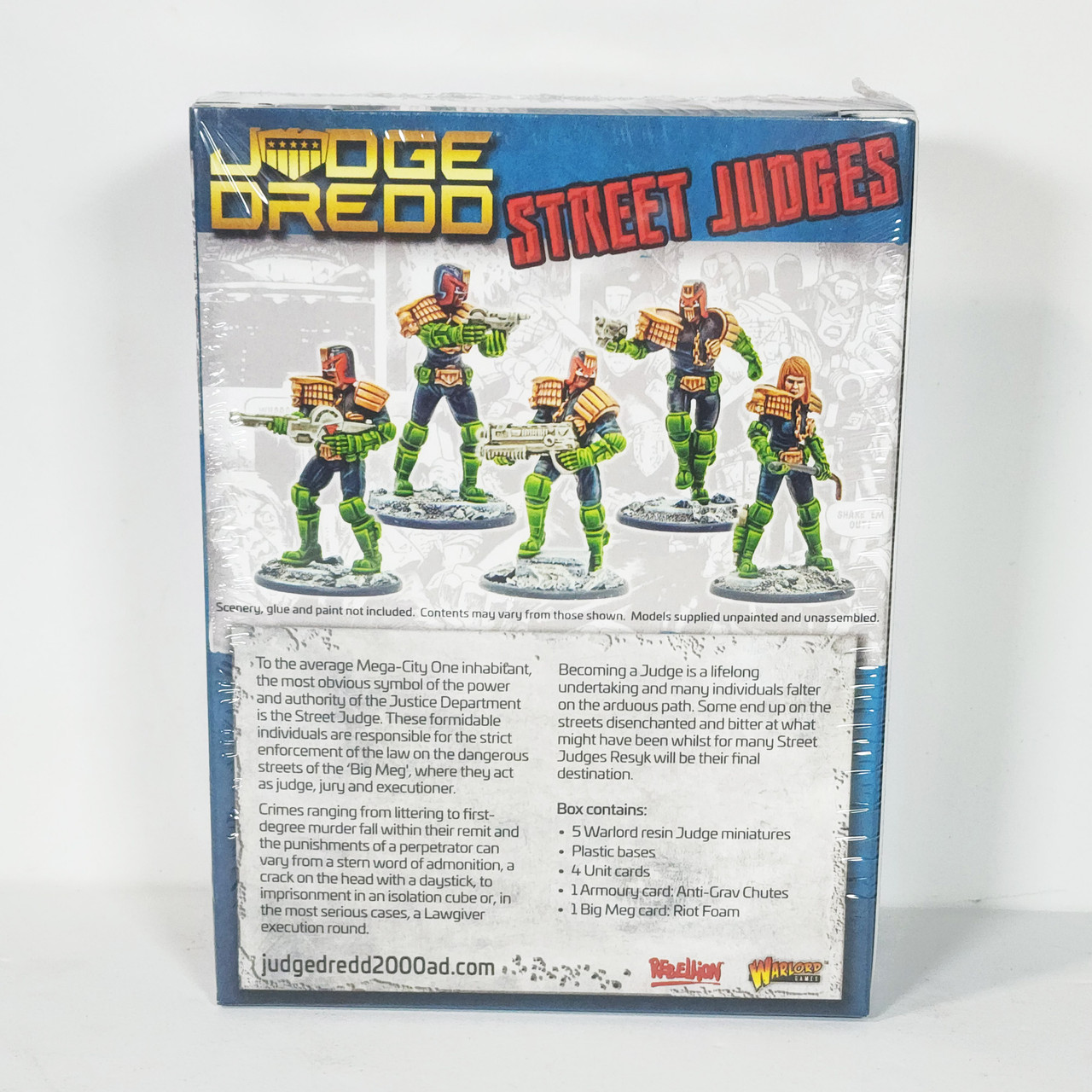 Warlord Games 2000 AD Judge Dredd Miniatures Game Street Judges Squad ...