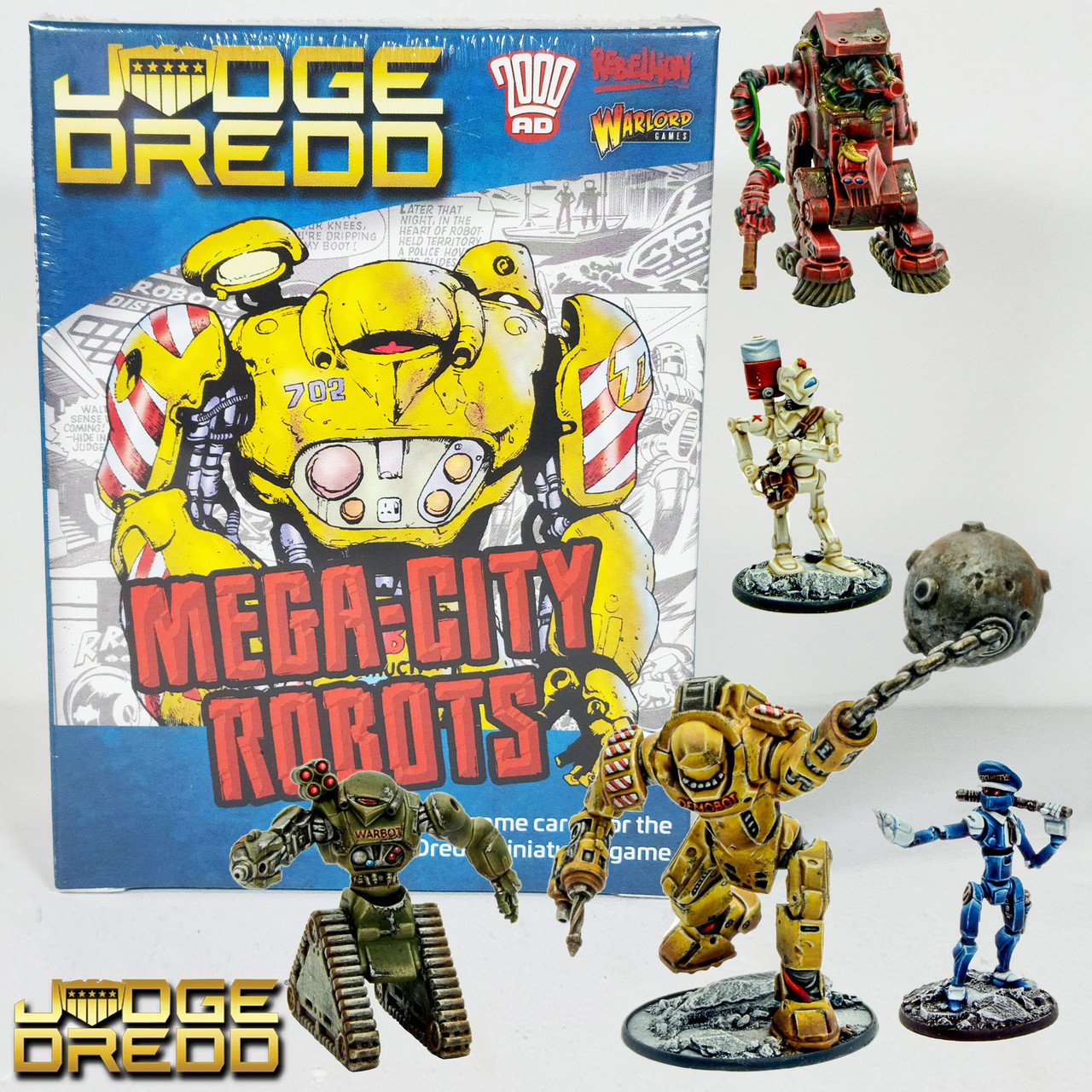 Warlord Games Rebellion 2000 AD Judge Dredd Miniatures Game Mega-City ...