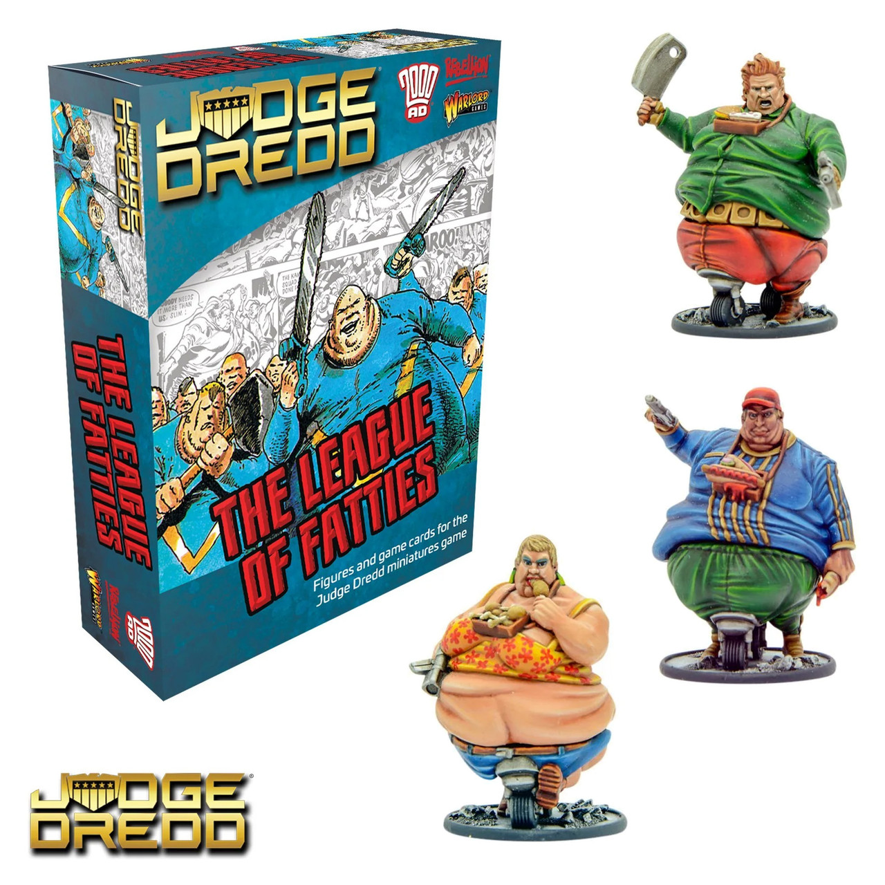Warlord Games 2000 AD Judge Dredd Miniatures Game The League Of Fatties ...