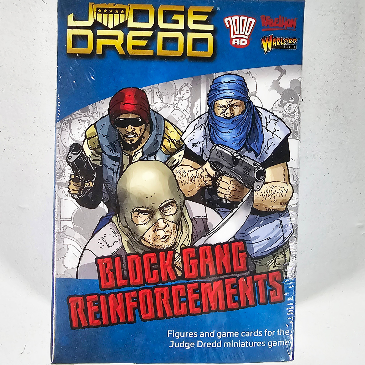 2000 Ad Judge Dredd Miniatures Game Block Gang Reinforcements Warlord