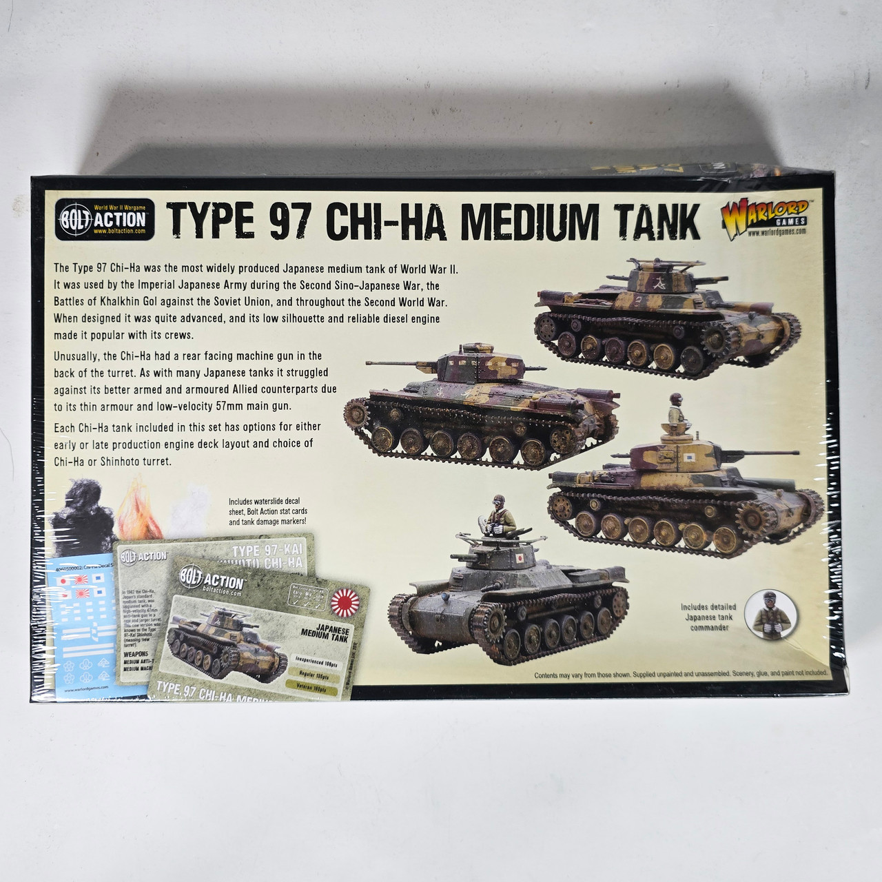 Bolt Action Chi-Ha Japanese Medium Tank Warlord Games 402016002