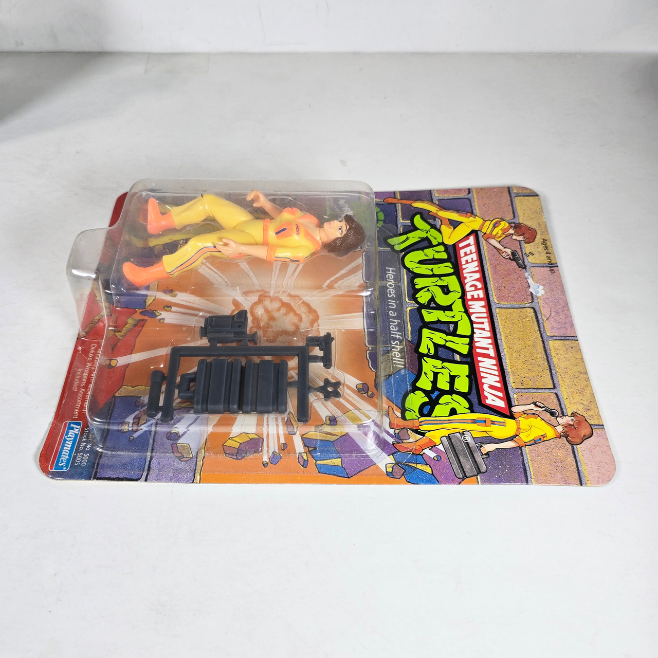 Vintage 1990 Playmates Tmnt April Oneil Action Figure Unpunched