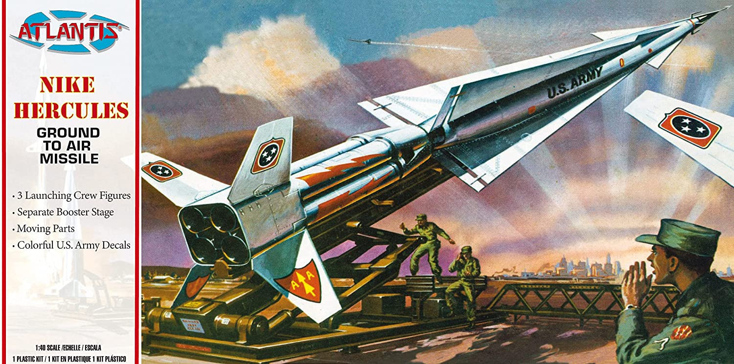 Nike Hercules Ground-To-Air Missile 1/40 Plastic Model Kit Atlantis ...