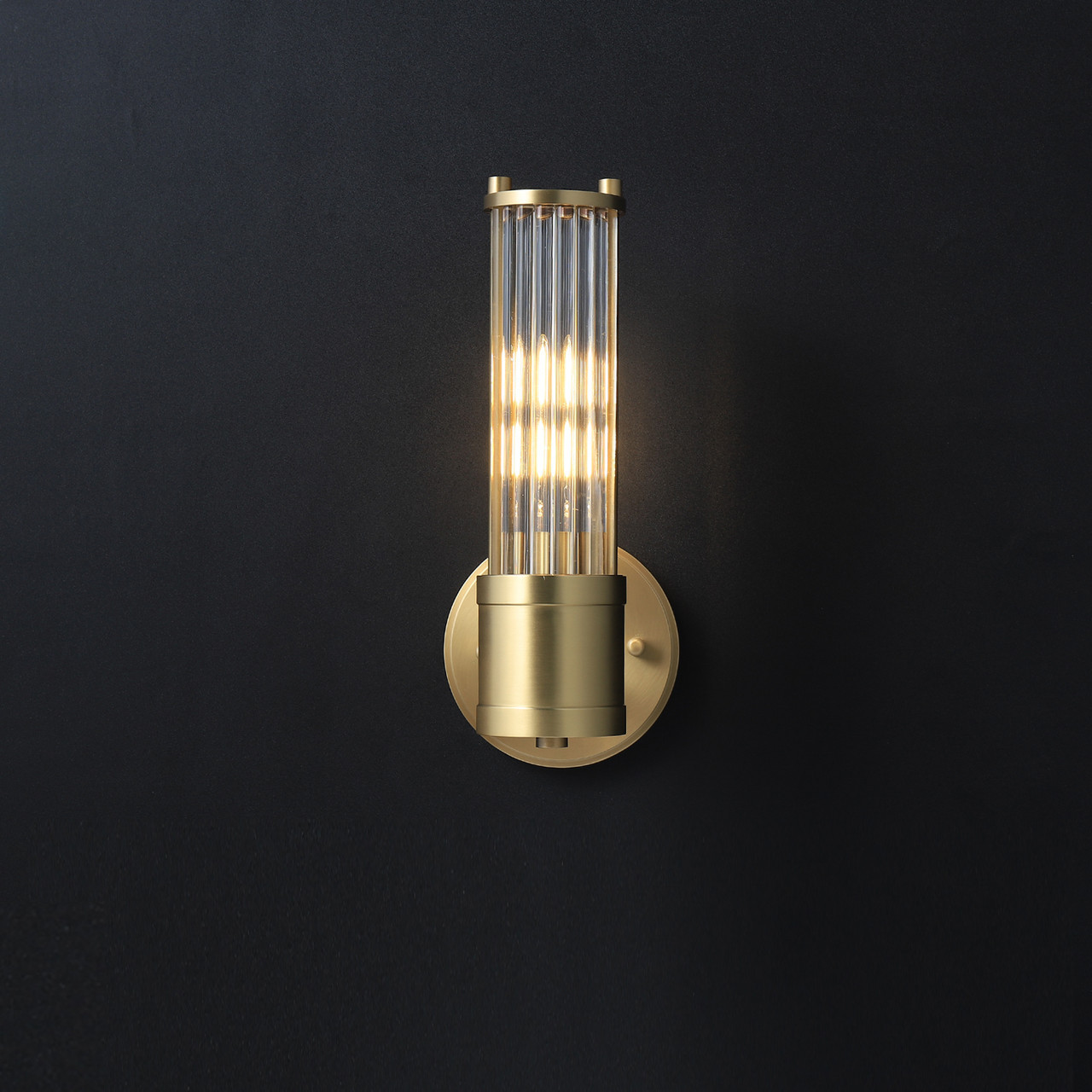 Glass Roman Column Wall Sconce - JimmyRaiden LLC