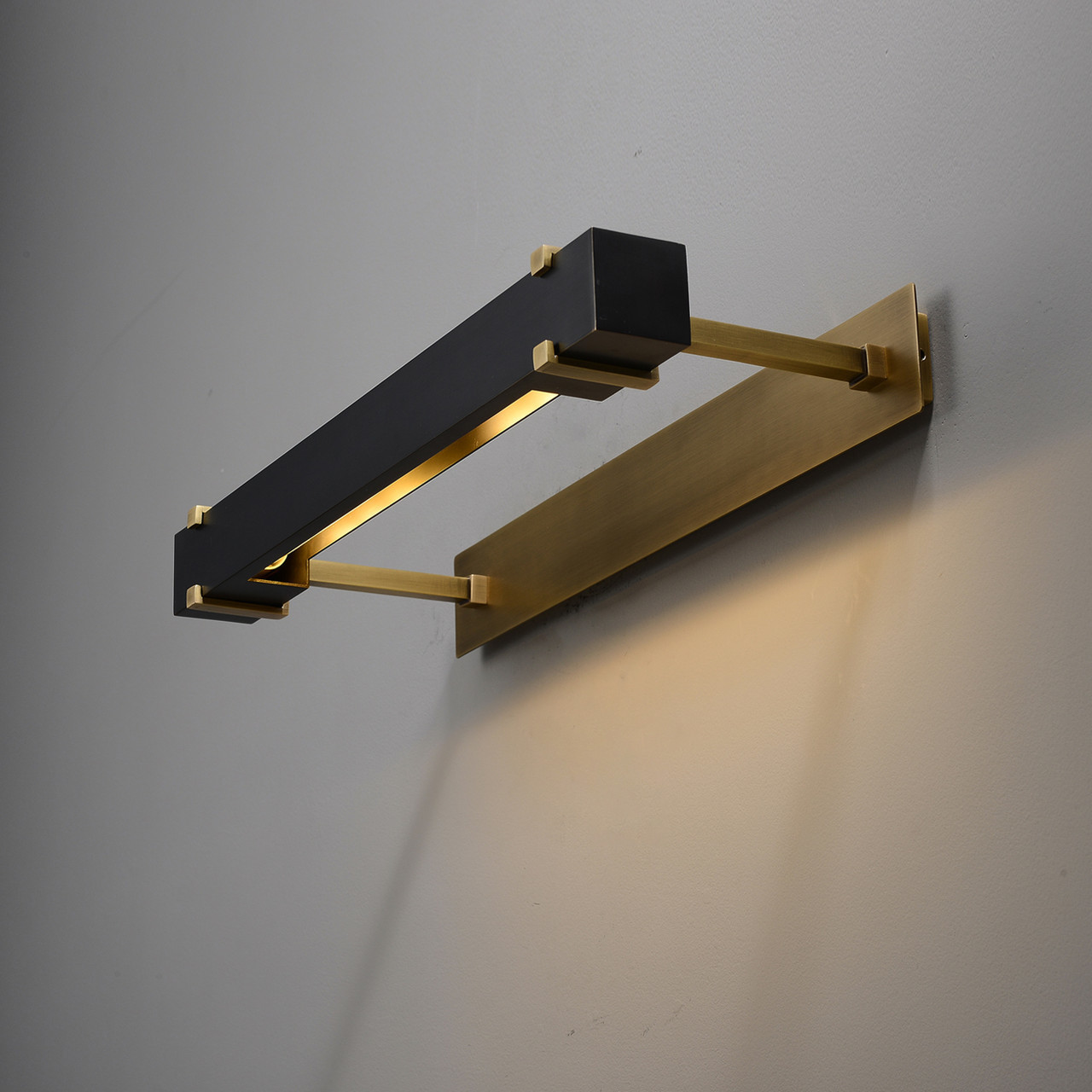 Black Rectangular Box Wall Sconce - JimmyRaiden LLC