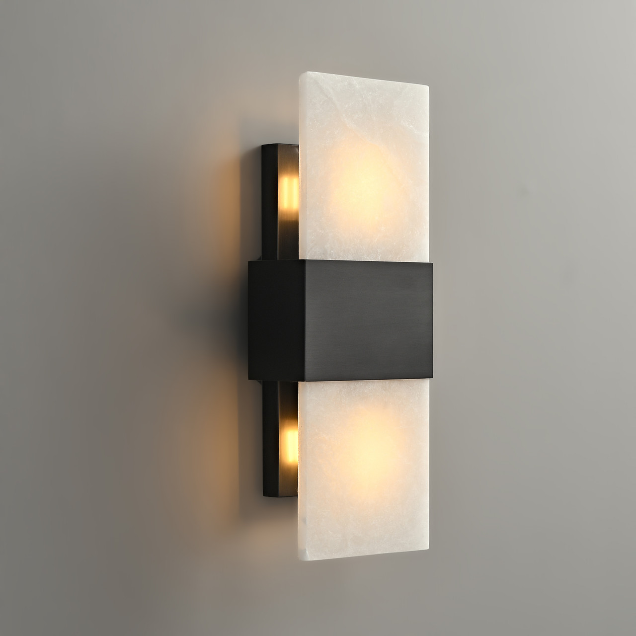 Rectangular Alabaster Sconce