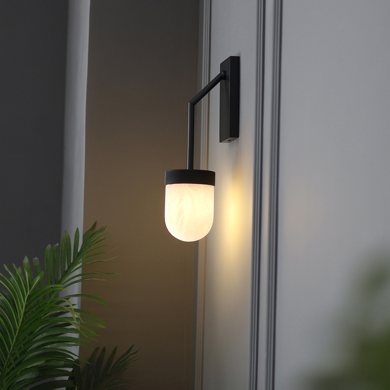 Contemporary Alabaster Pendant