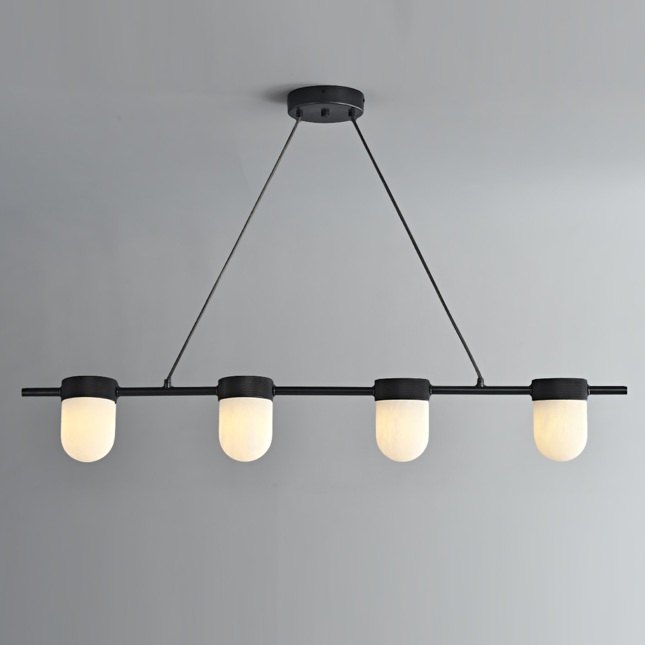Erica Alabaster Linear Pendant 4 Lights