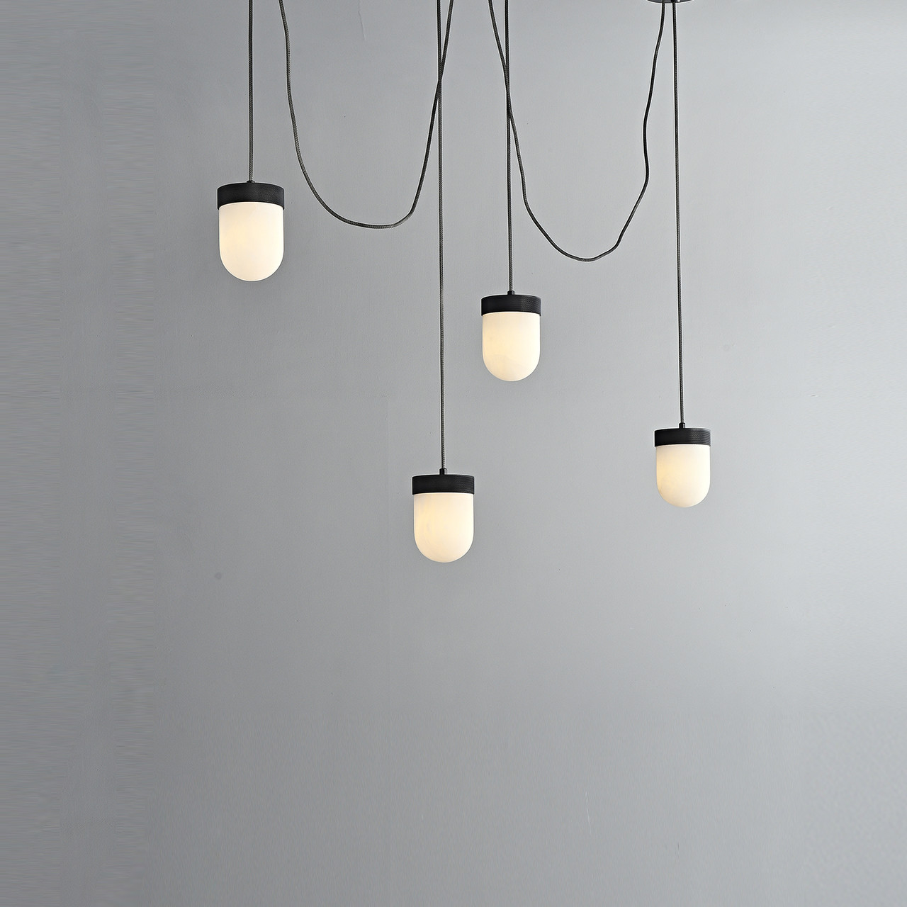 Erica Alabaster Cluster Pendant 4 Lights