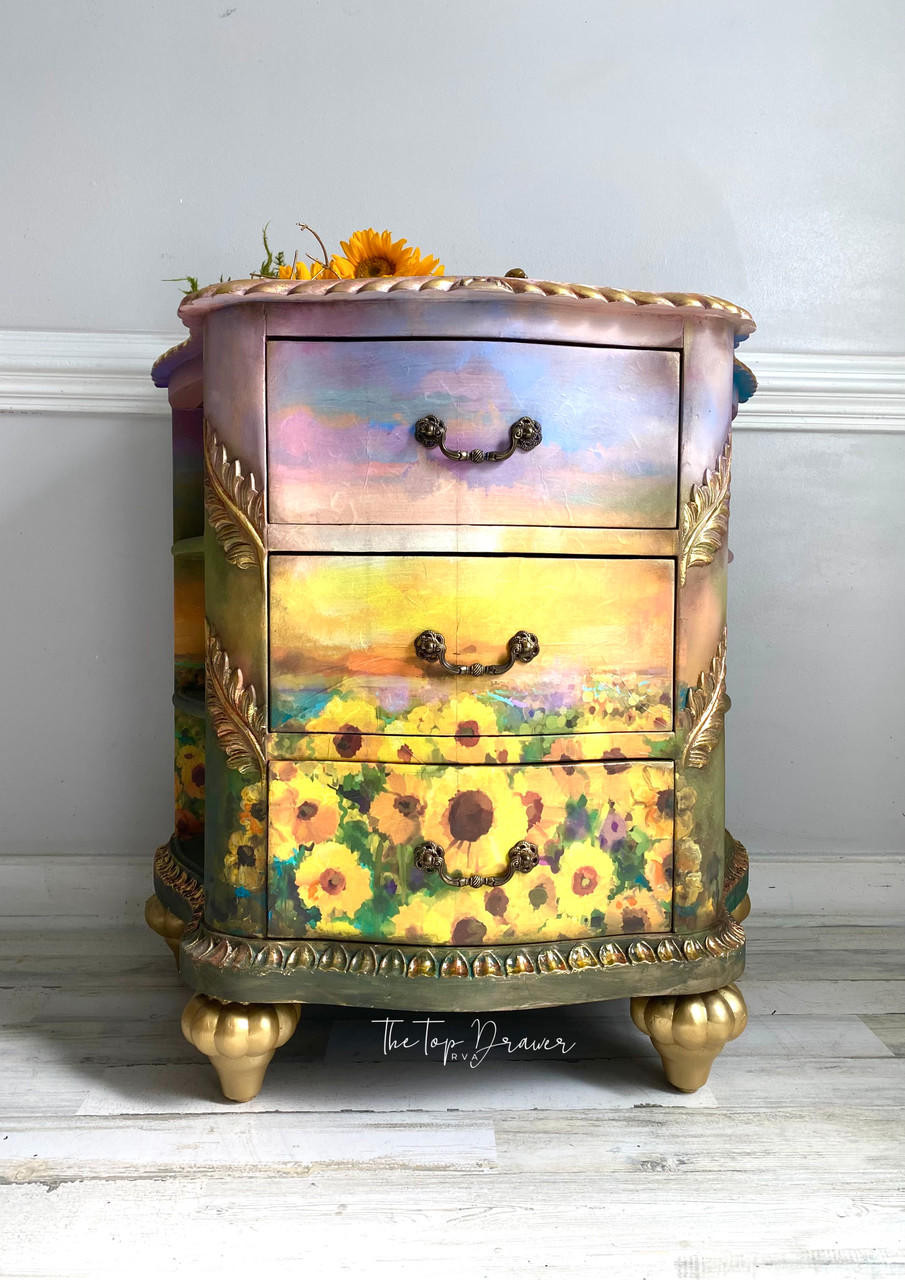 Sunflower Sunset - Premium A1 Rice Decoupage Paper