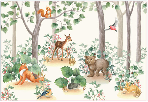 Woodland Nursery - Premium A1 Rice Decoupage Paper