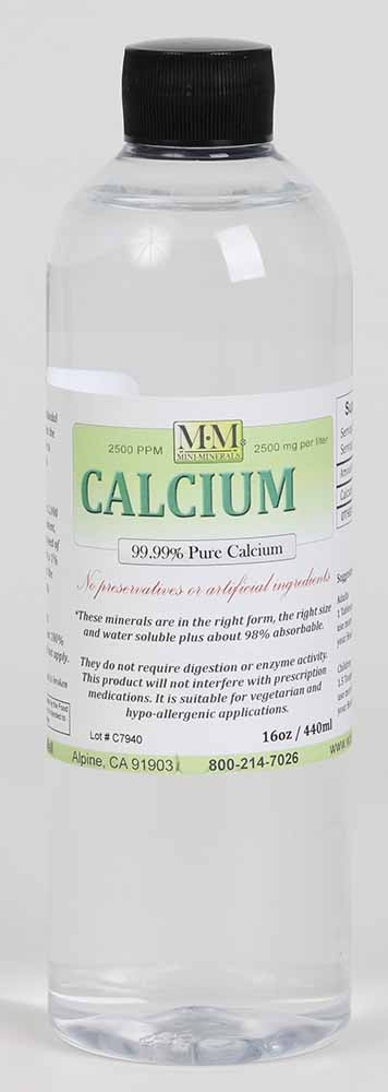 Calcium LARGE Mini Minerals 16 oz - HealthyUStore