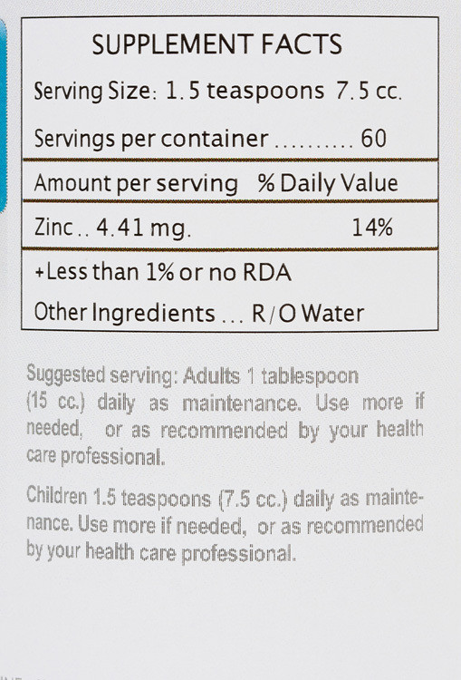 Zinc LARGE Mini Minerals 16 oz - HealthyUStore