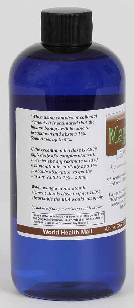 Magnesium LARGE Mini Minerals 16 oz - HealthyUStore