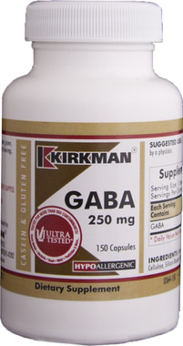 GABA 250 mg, 150 caps - HealthyUStore