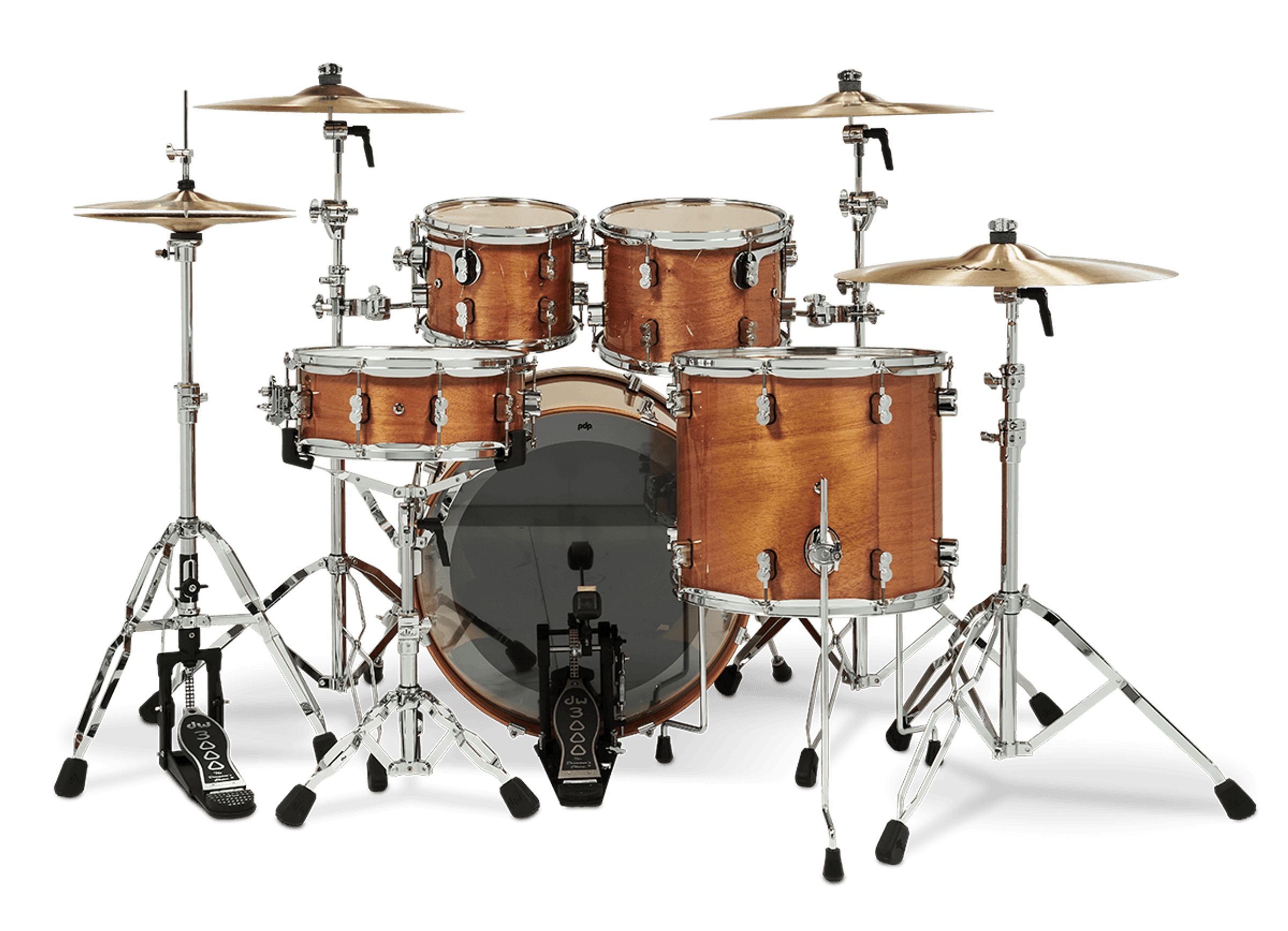 Pdp Concept Exotic Series 5pc Shell Pack Honey Mahogany Lacquer