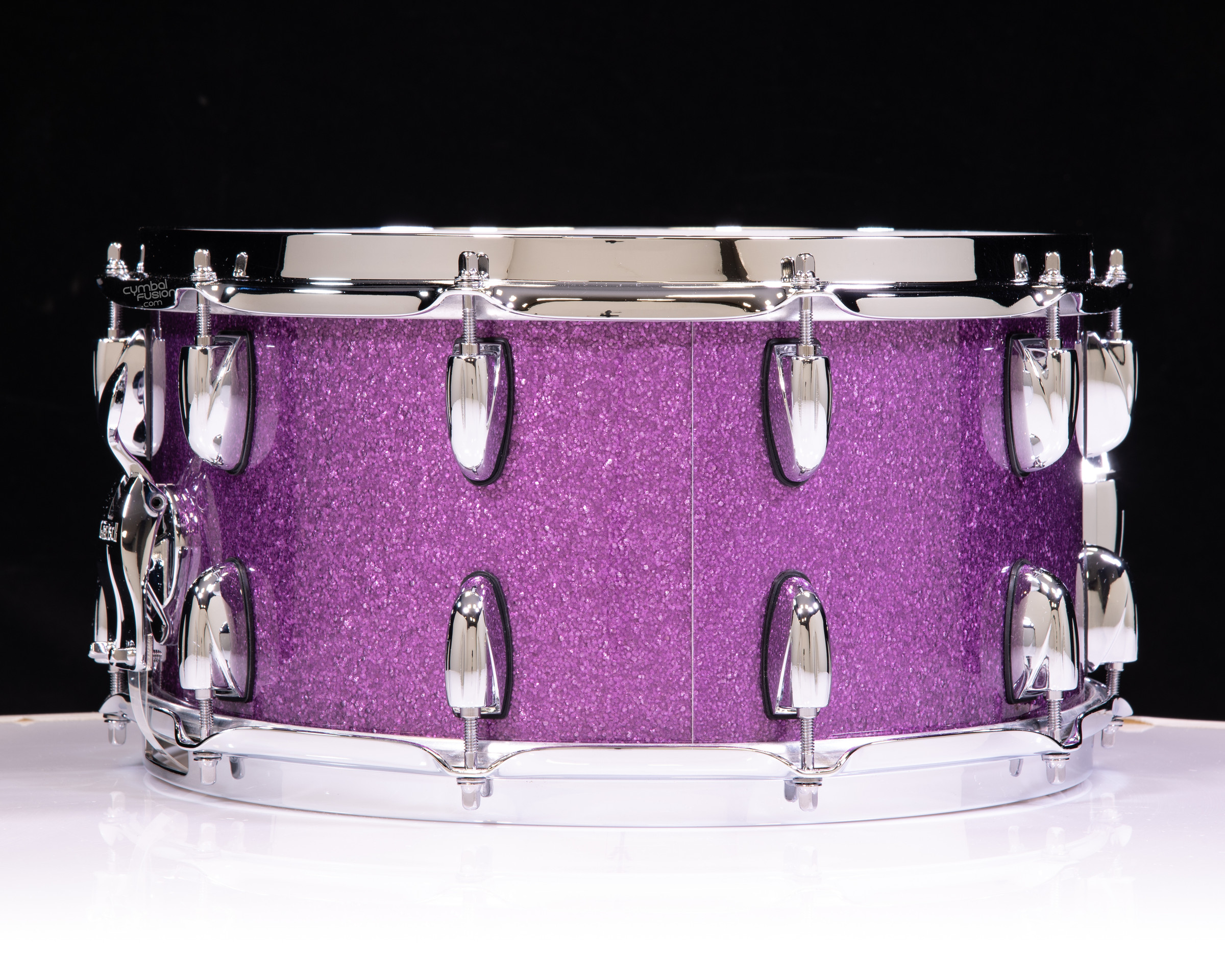 Gretsch Brooklyn 7x14 Snare Double Row Lugs Purple Sparkle Nitron