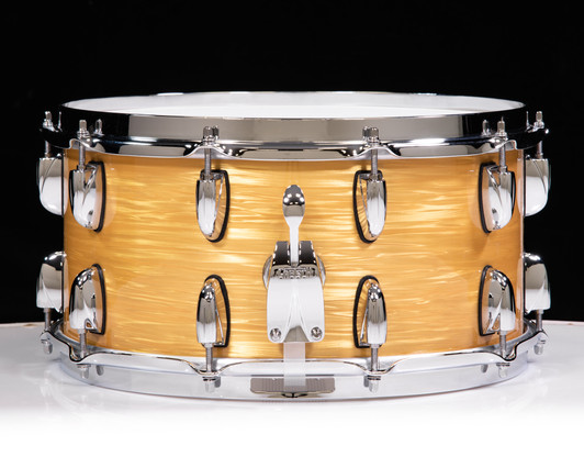 Gretsch Brooklyn 7x14 Snare Drum Double Row Lugs Gold Sparkle