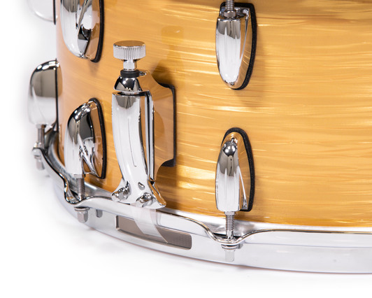 Gretsch Brooklyn 7x14 Snare Drum Double Row Lugs Silver Sparkle