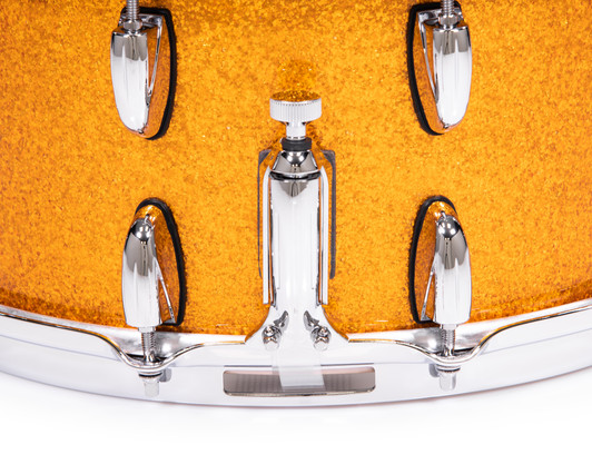 Gretsch Brooklyn 7x14 Snare Drum Double Row Lugs Silver Sparkle