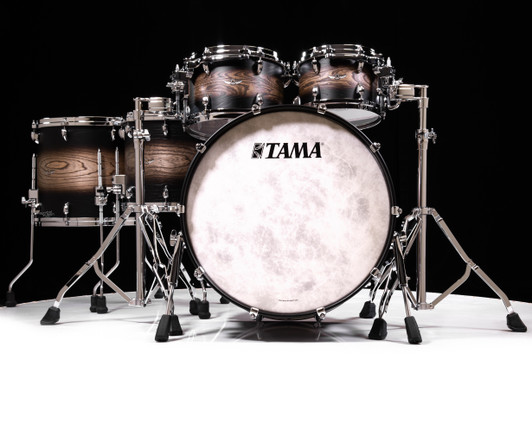 Tama Star Walnut 6pc Satin Black Japanese Sen Burst