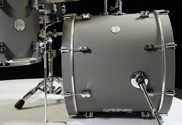 Pdp Concept Maple 7pc Shell Pack Satin Pewter