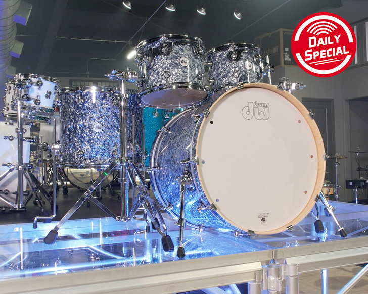 DW Design Series 5pc Shell Pack - Silver Slate - Trade-In