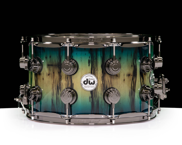 DW Collector's 8x14 Snare Regal to Royal Burst - Ebony Ivory ...