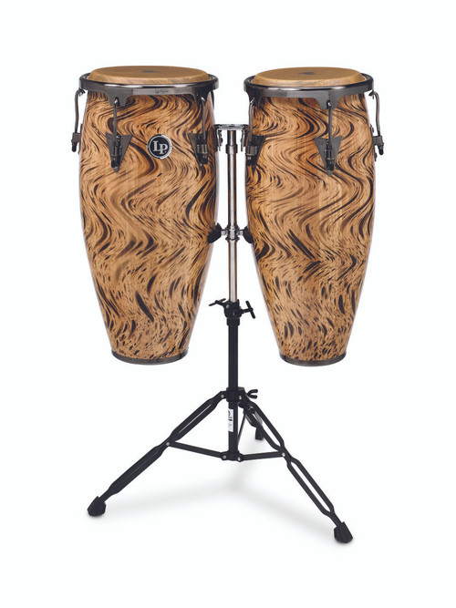 LP Aspire 10"&11" Conga Set With Stand HavanaCafé