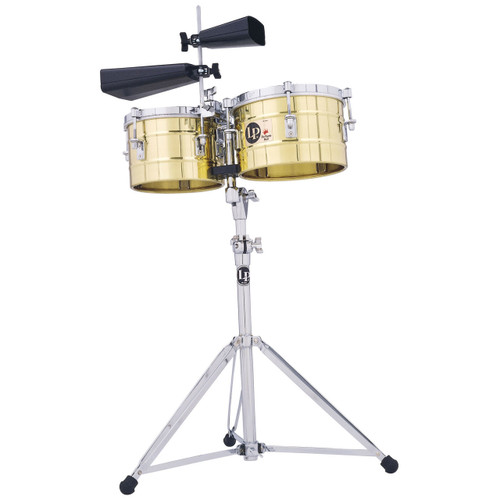 LP Timbalitos Brass with Stand