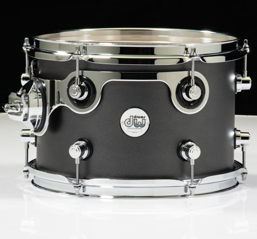 DW Design Series 8x12 Tom - Iron Satin Metallic