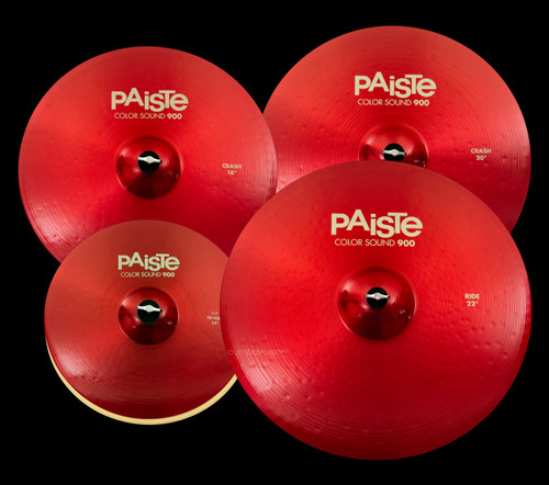 Paiste 900 Color Sound Red 14/18/20/22 Box Set