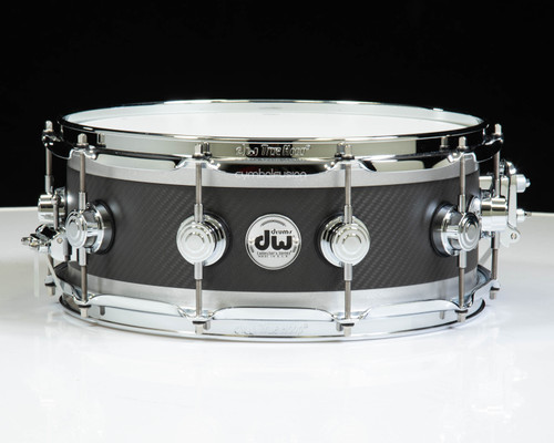 DW Collector's Carbon Fiber Edge Snare w/Chrome HW
