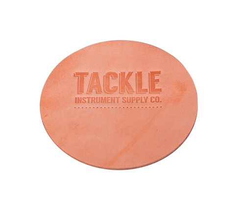 Tackle Large Leather Bass Drum Beater Patch - Natural