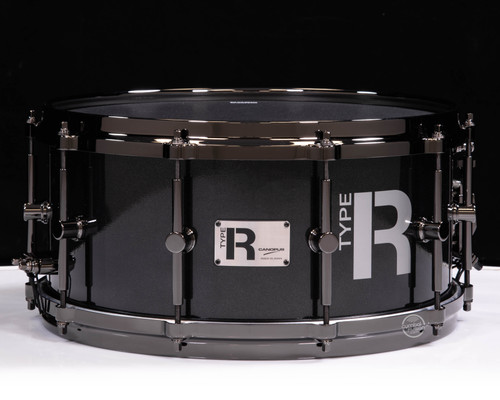 Canopus Type R 6.5x14 Black Metallic Snare Drum