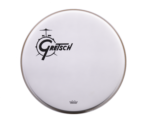 Gretsch Logo Offset Coated 16'' Bass Drum Head - CymbalFusion.com