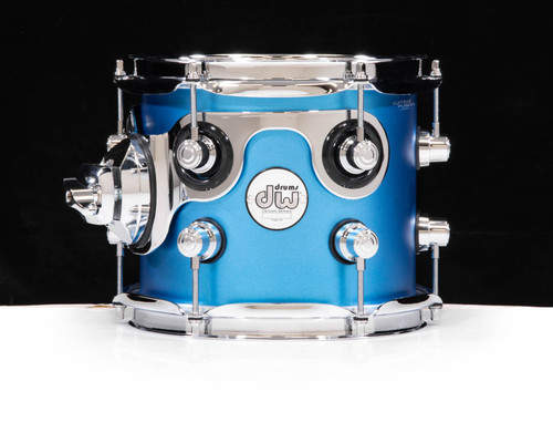 DW Design Series 7x8 Tom - Aqua Metallic - CymbalFusion.com