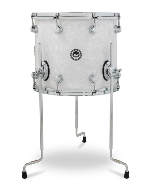 DWe 12"x14" Floor Tom - White Marine - CymbalFusion.com