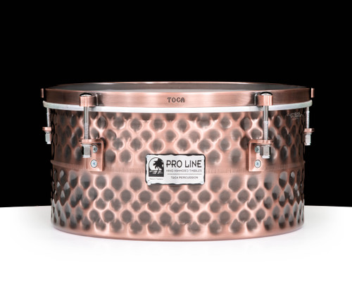 Toca Pro Line- 14in. Single Hammered Timbale - Black Copper ...