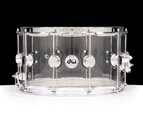 DW Collector's Anniversary Acrylic 8x14 Snare - Chrome