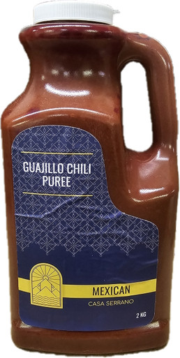 Guajillo Chilli Puree Paste 2kg by CHILLIESontheWEB