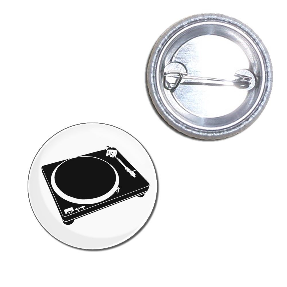 DJ Decks - Button Badge | BadgeBeast.co.uk